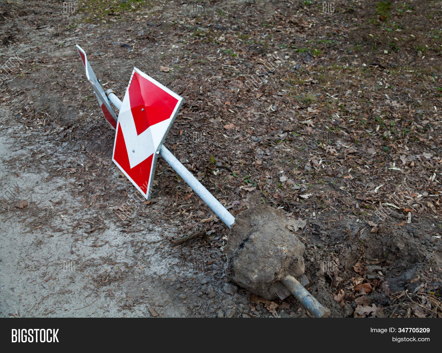 Overturned Sign. Image & Photo (Free Trial) | Bigstock