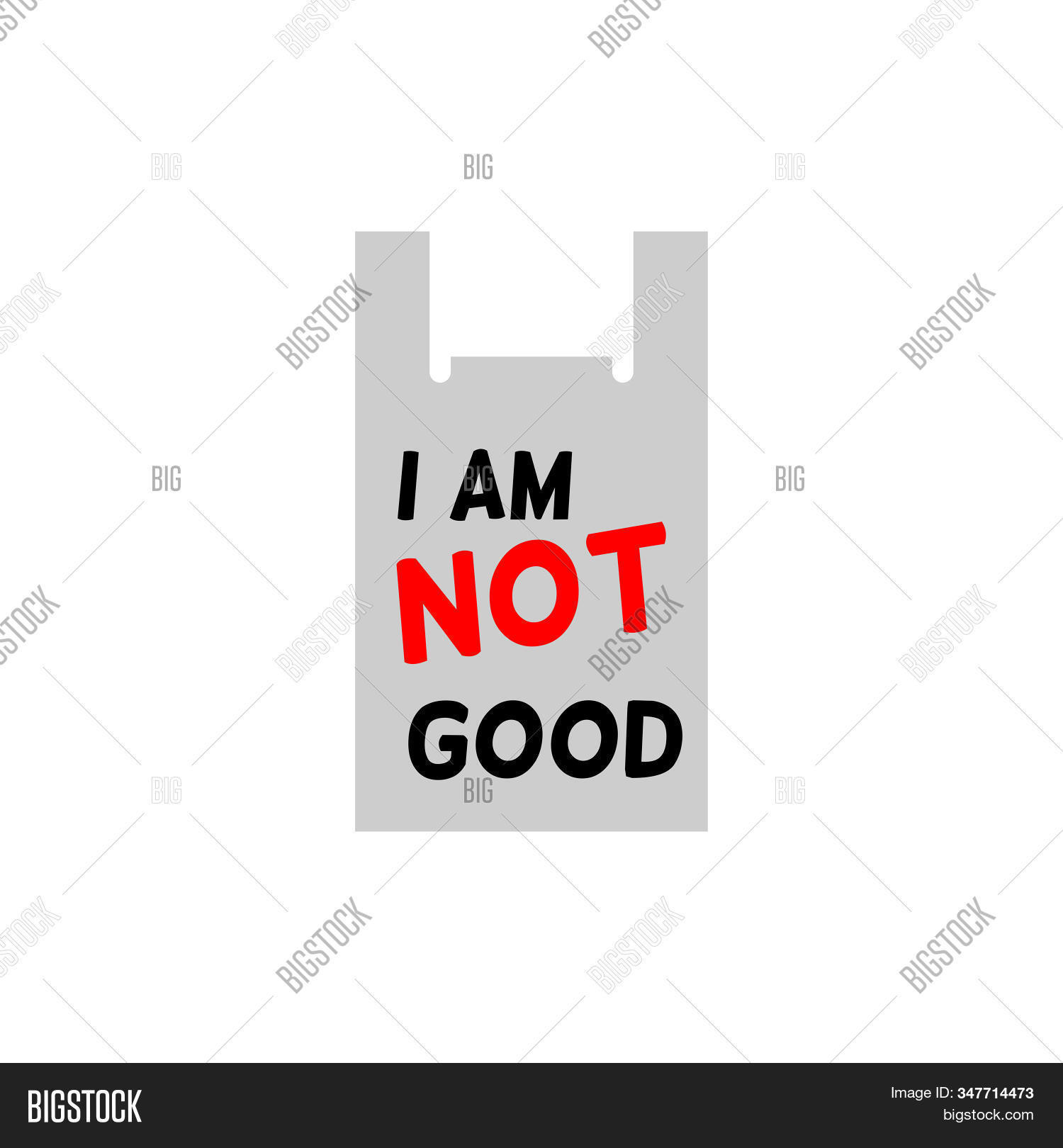No Plastic Campaign. Vector & Photo (Free Trial) | Bigstock