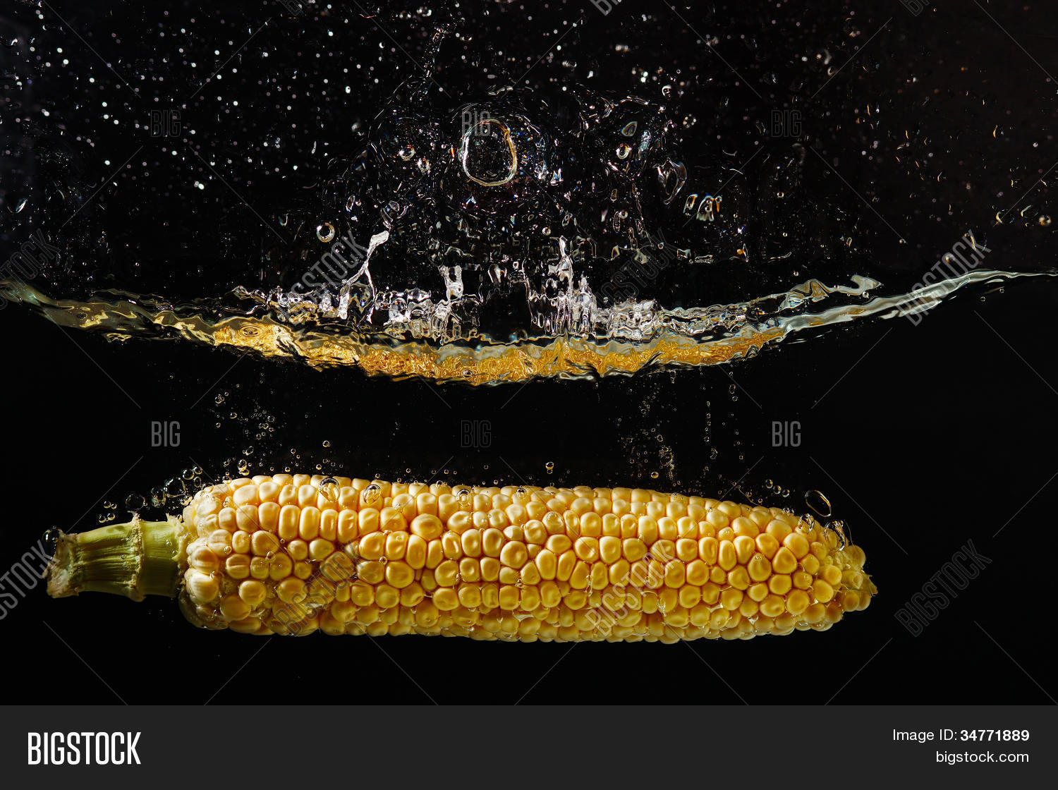 Dessert Corn Falling Image & Photo (Free Trial) | Bigstock