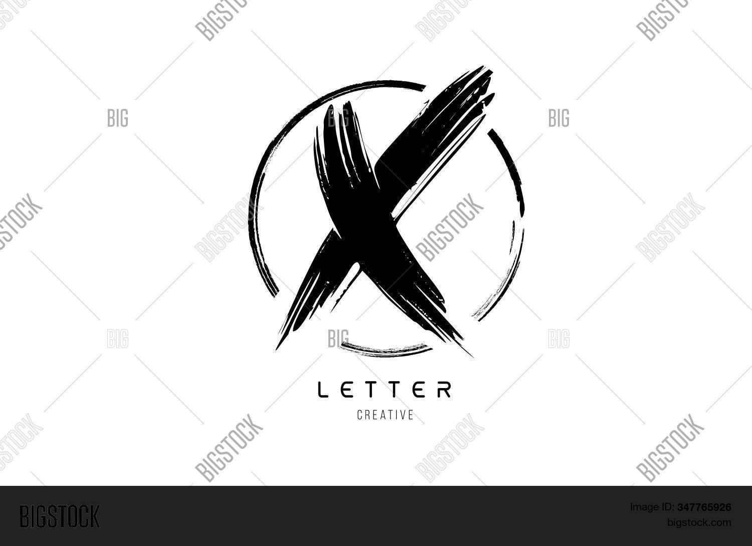 Handwritten Grunge X Vector & Photo (Free Trial) | Bigstock