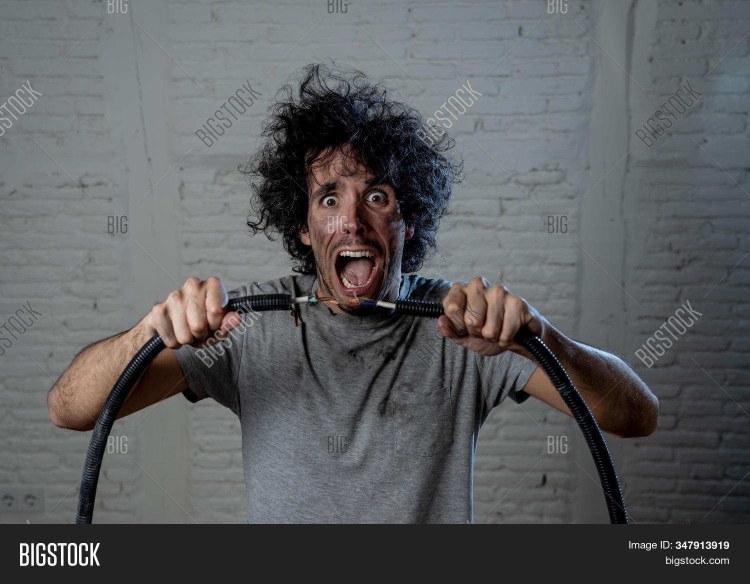Man Getting Electric Image & Photo (Free Trial) | Bigstock