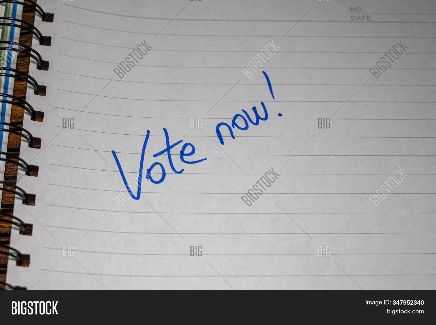Vote Now, Handwriting Image & Photo (Free Trial) | Bigstock