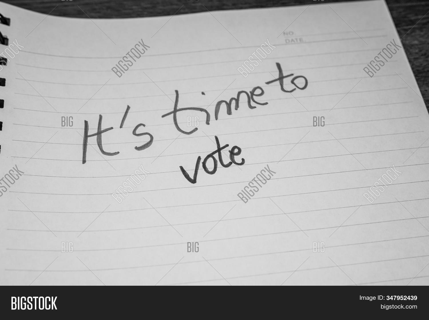 `s Time Vote, Image & Photo (Free Trial) | Bigstock