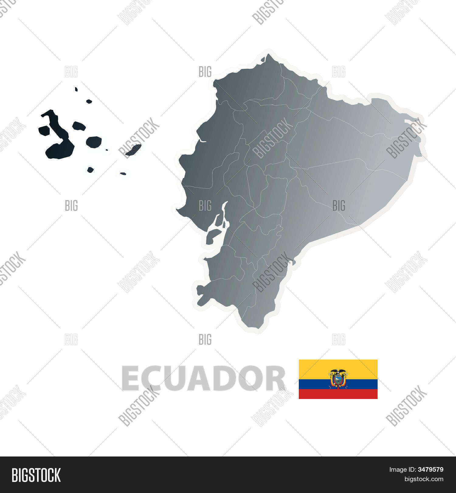 Ecuador Map Official Vector & Photo (Free Trial) | Bigstock