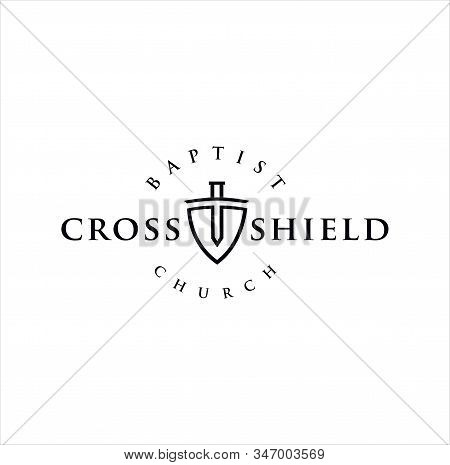 Shield Cross Logo Vector & Photo (Free Trial) | Bigstock
