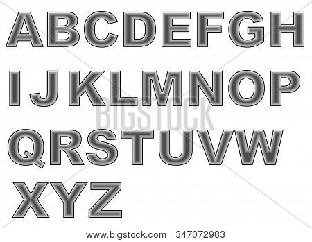 Vector Font. Alphabet Vector & Photo (Free Trial) | Bigstock