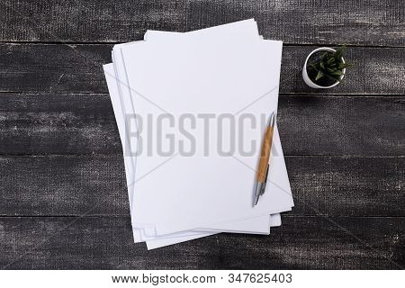 Top View Modern Desk Image & Photo (Free Trial) | Bigstock
