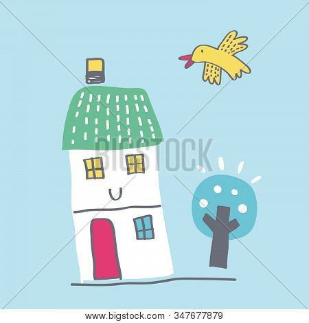 Cute Home Cartoon Vector & Photo (Free Trial) | Bigstock