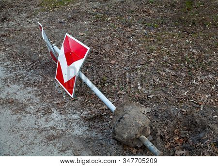 Overturned Sign. Image & Photo (Free Trial) | Bigstock