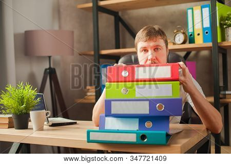 Man Office Behind Image & Photo (Free Trial) | Bigstock