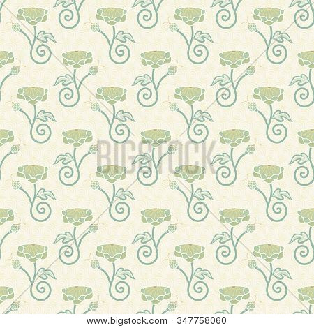 Repeat Flower Patterns Images, Illustrations & Vectors (Free) - Bigstock