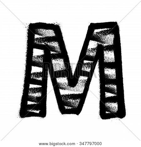 Letter M. Graffiti Vector & Photo (Free Trial) | Bigstock