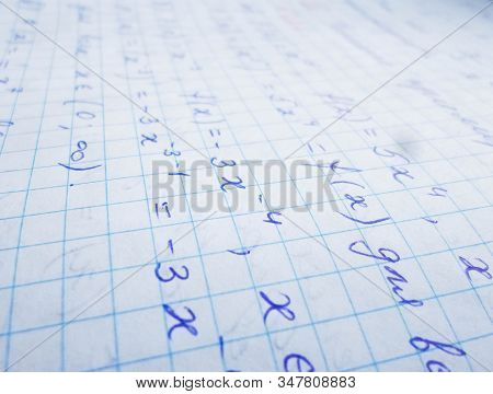 Math Formulas Written Image & Photo (Free Trial) | Bigstock