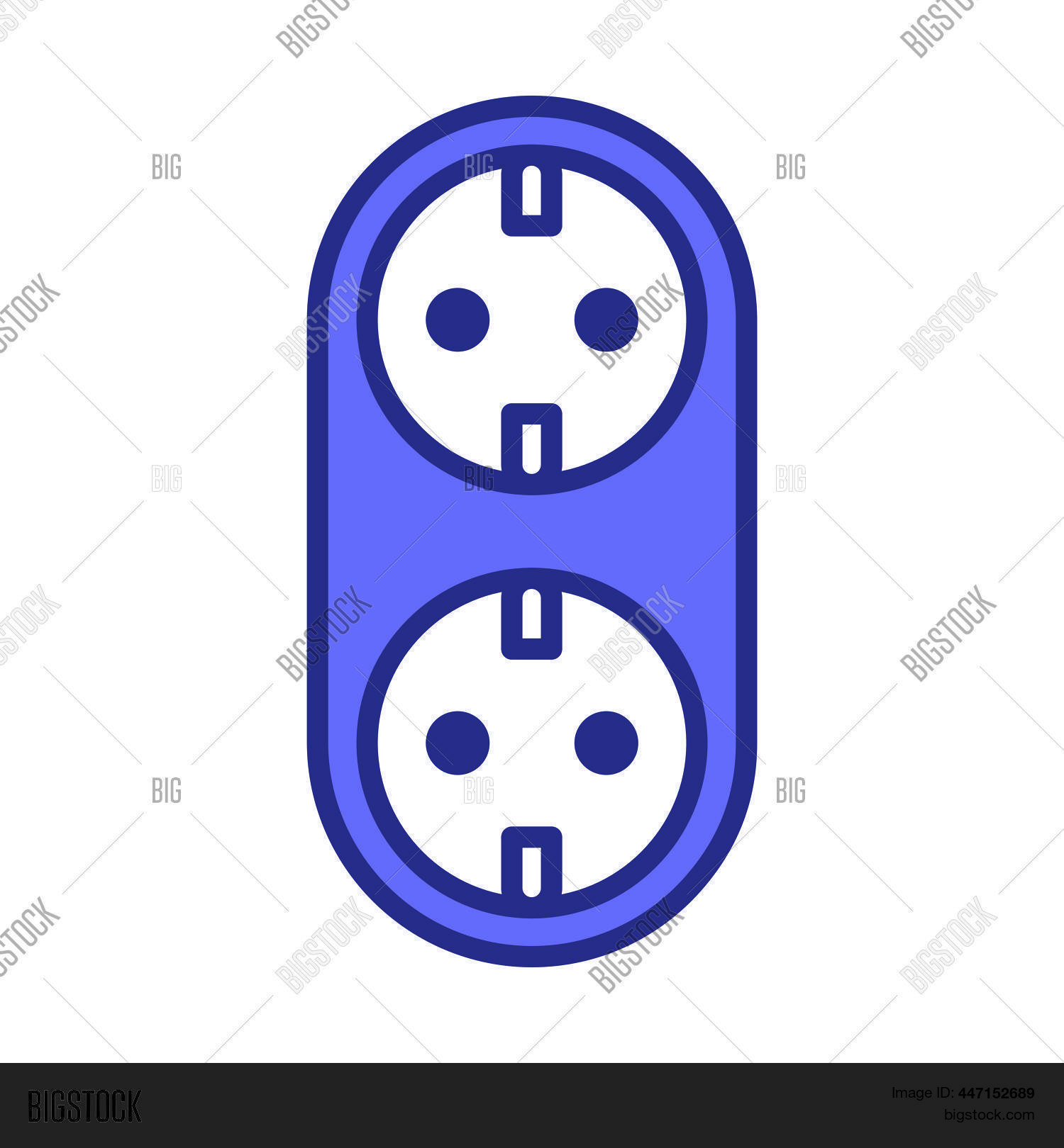 Ac Splitter Icon. Vector & Photo (Free Trial) | Bigstock