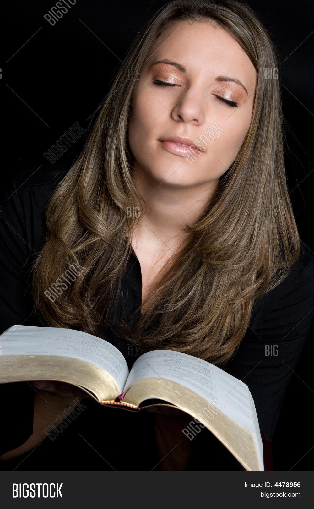 Bible Reading Lady Image And Photo Free Trial Bigstock