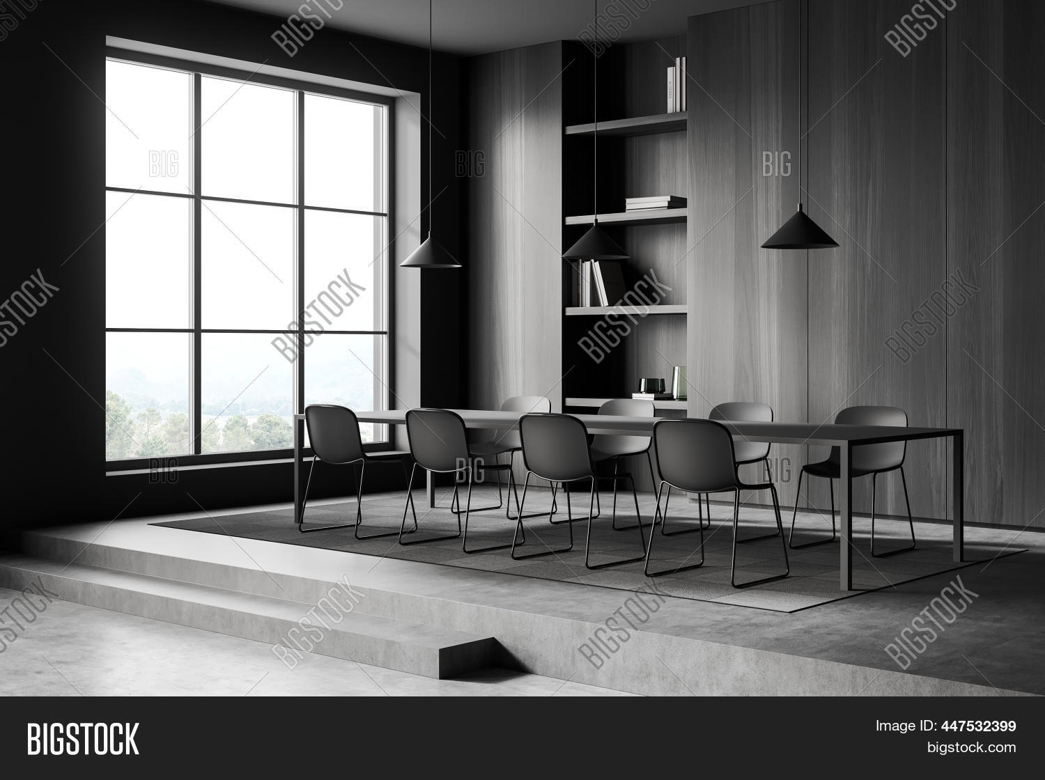 Dark Meeting Room Image & Photo (Free Trial) | Bigstock