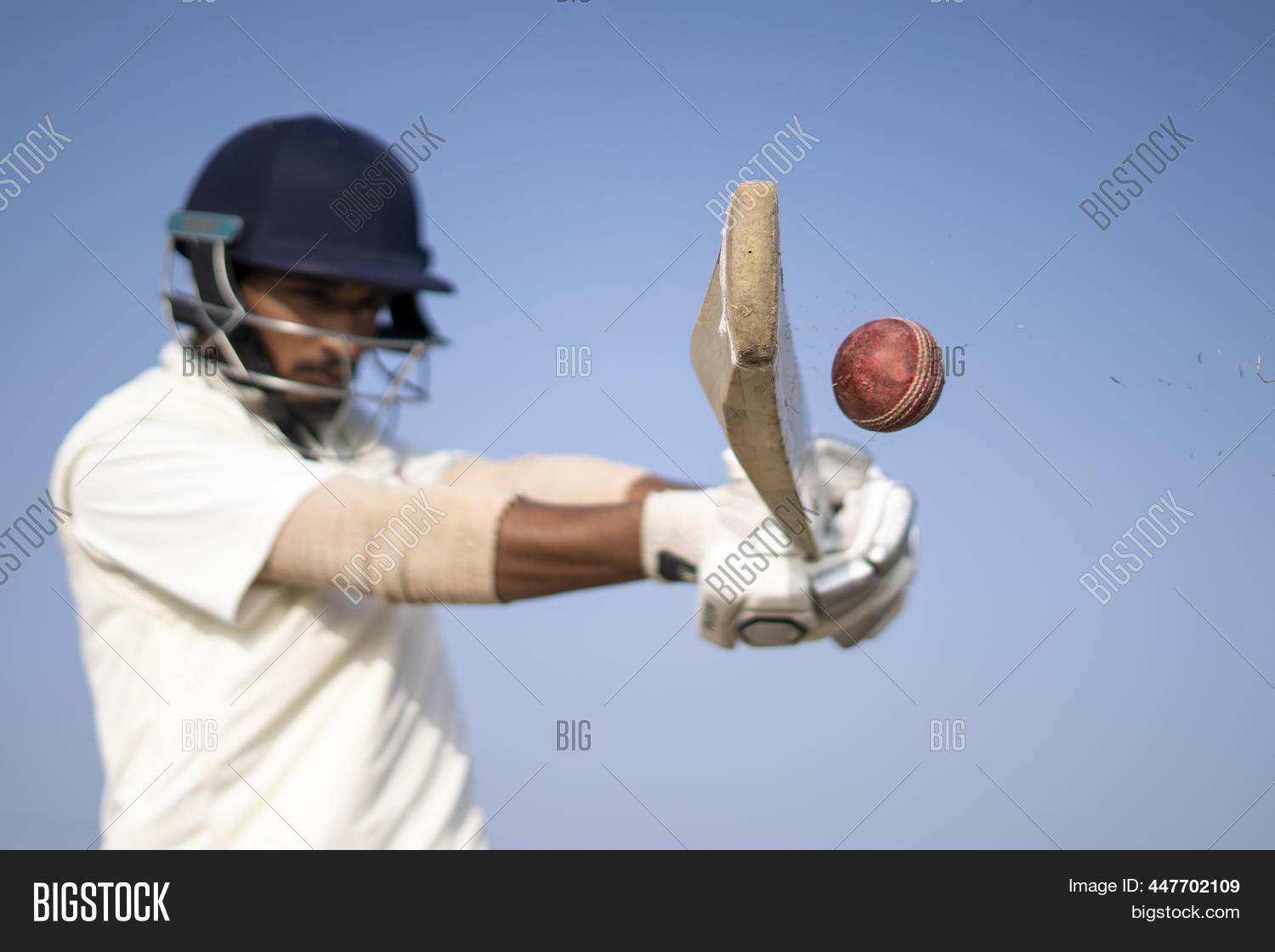 Cricketer Playing Image & Photo (Free Trial) | Bigstock