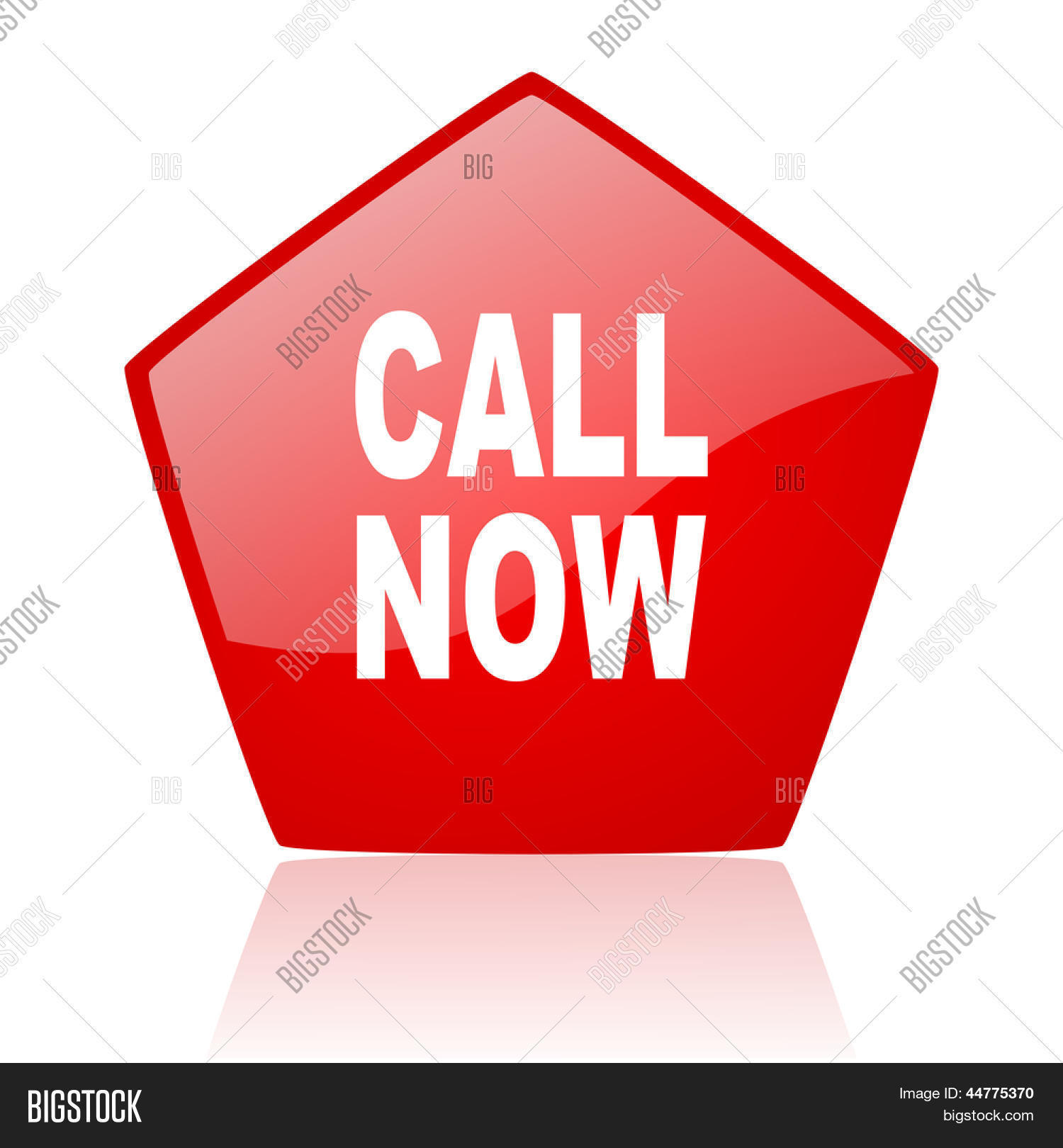 Call Now Red Web Image & Photo (Free Trial) | Bigstock