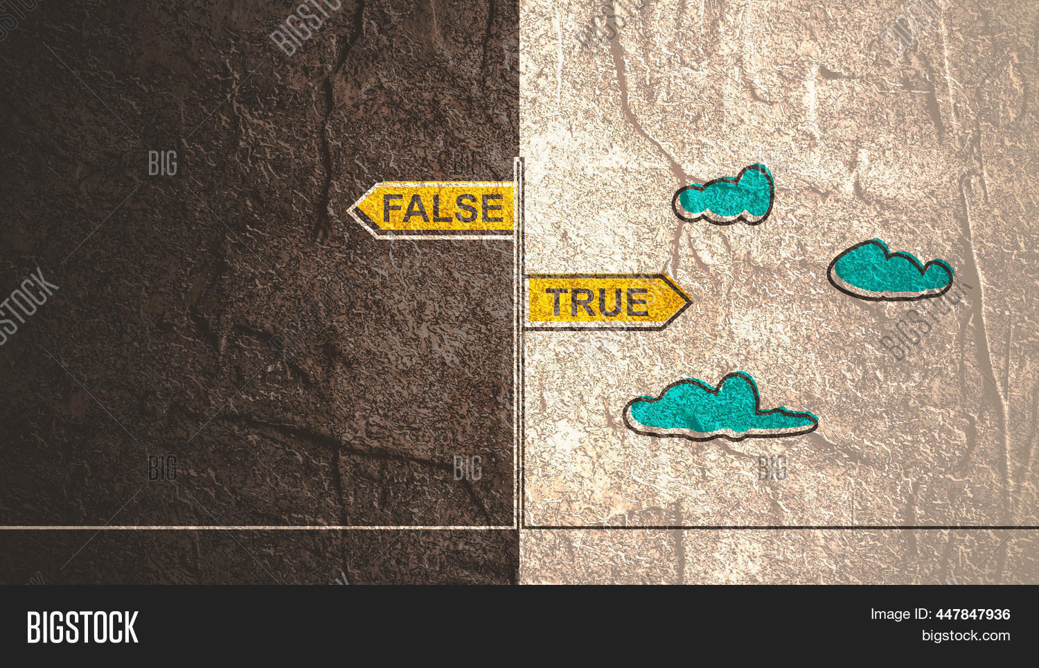 Road Signs True False Image & Photo (Free Trial) | Bigstock