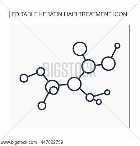 Keratin Structure Vector & Photo (Free Trial) | Bigstock