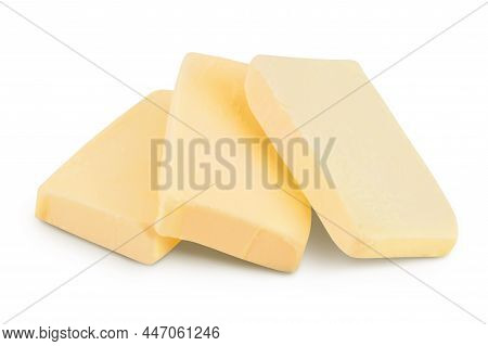 Butter Slices Isolated Image & Photo (Free Trial) | Bigstock