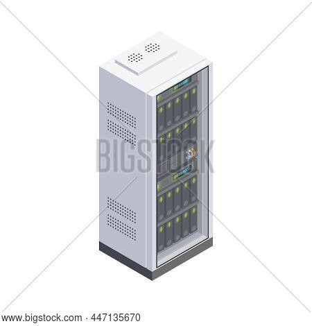 Isometric Data Center Vector & Photo (Free Trial) | Bigstock