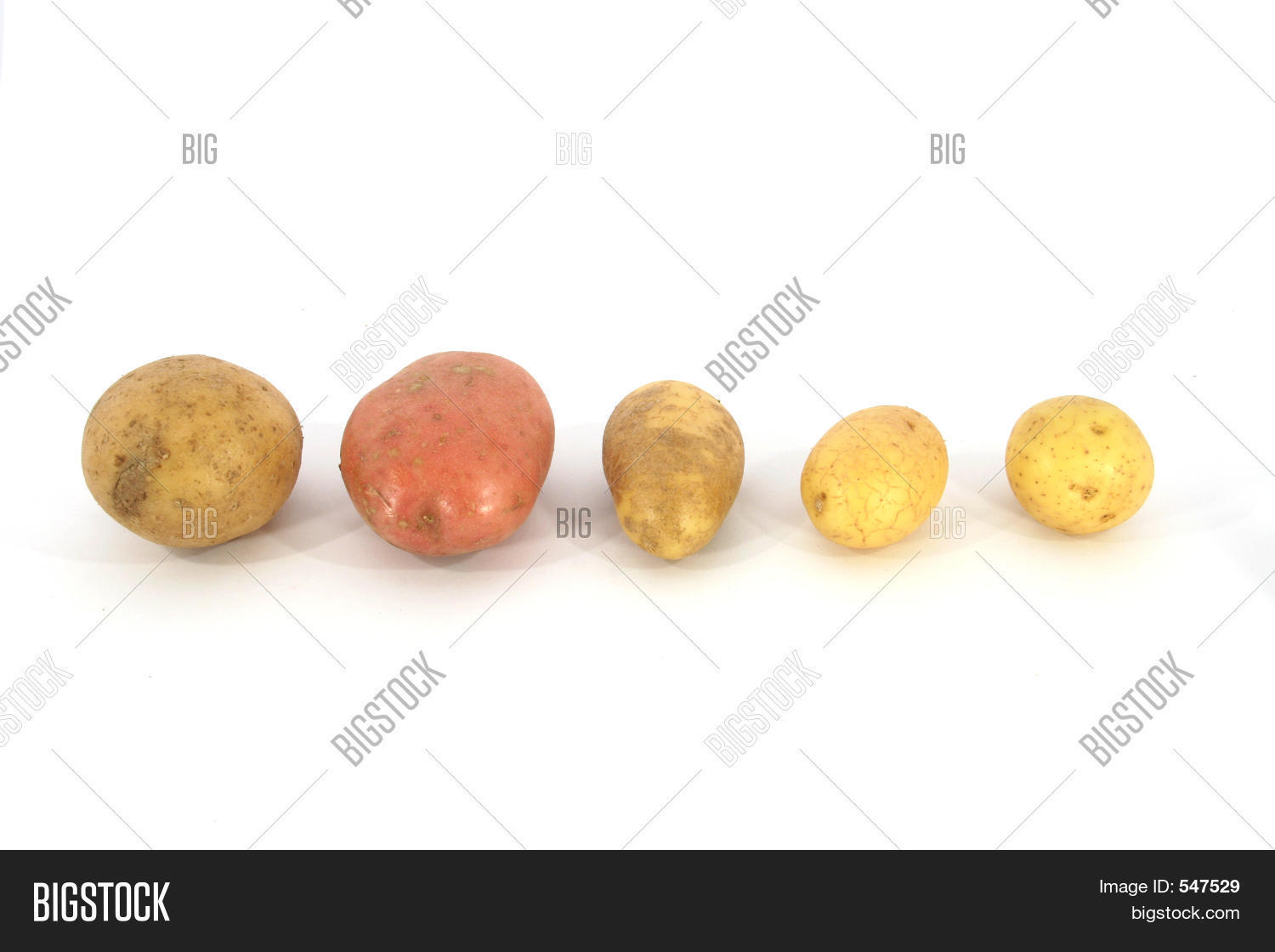 Four Types Potato Image & Photo (Free Trial) | Bigstock