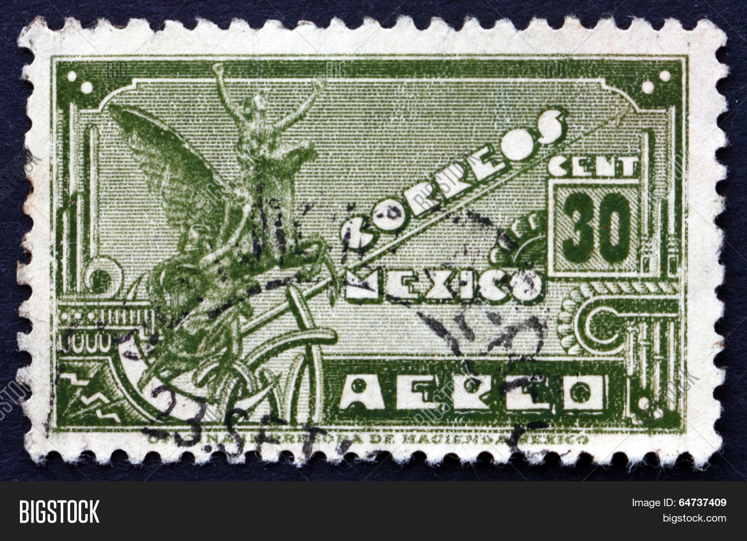 Postage Stamp Mexico Image & Photo (Free Trial) | Bigstock