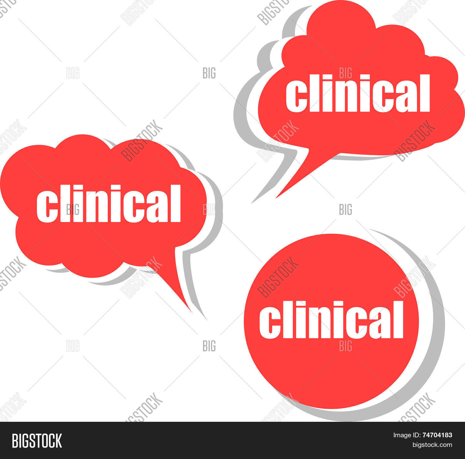 Clinical. Set Stickers Image & Photo (Free Trial) | Bigstock