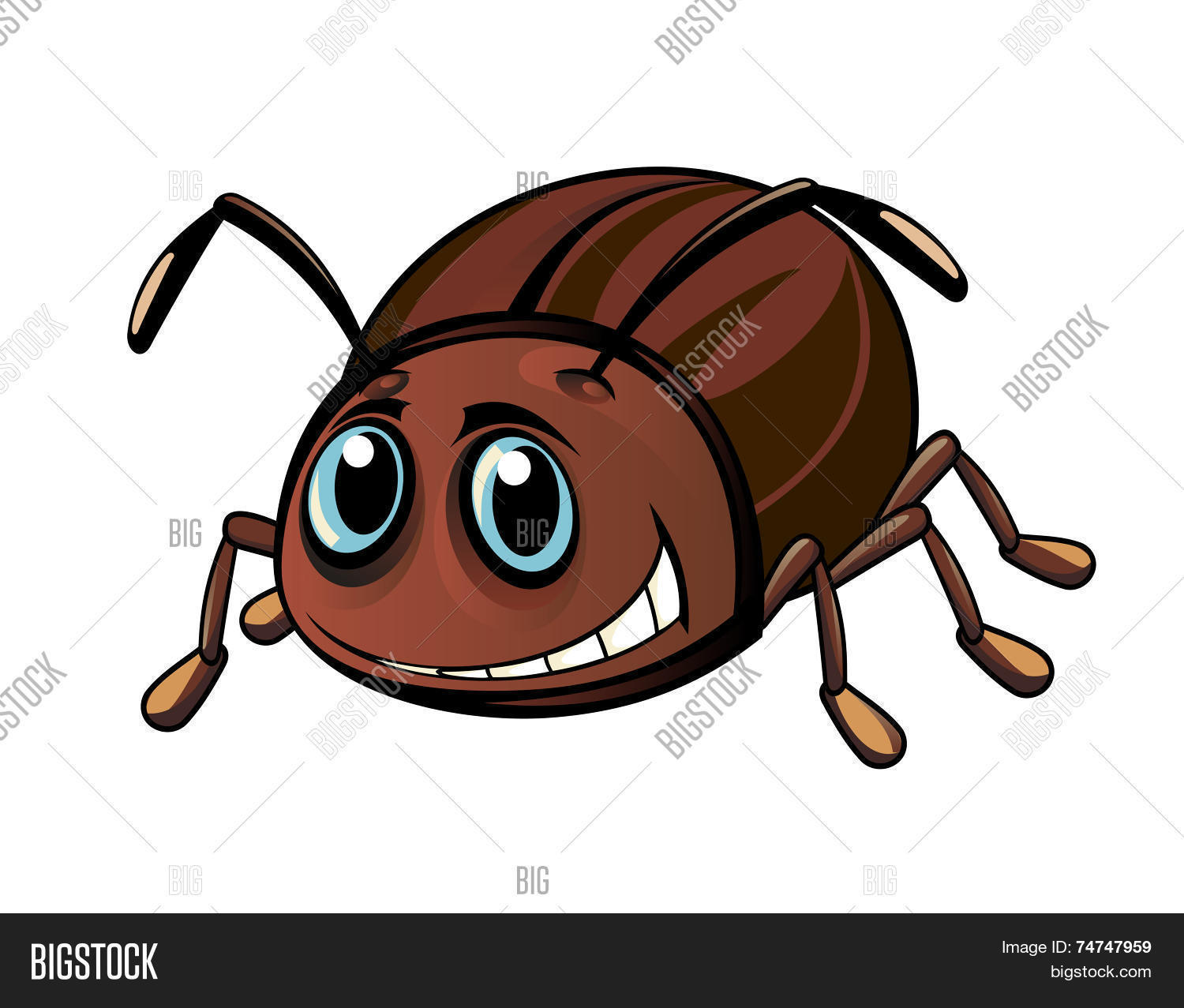 Funny Beetle Vector & Photo (Free Trial) | Bigstock