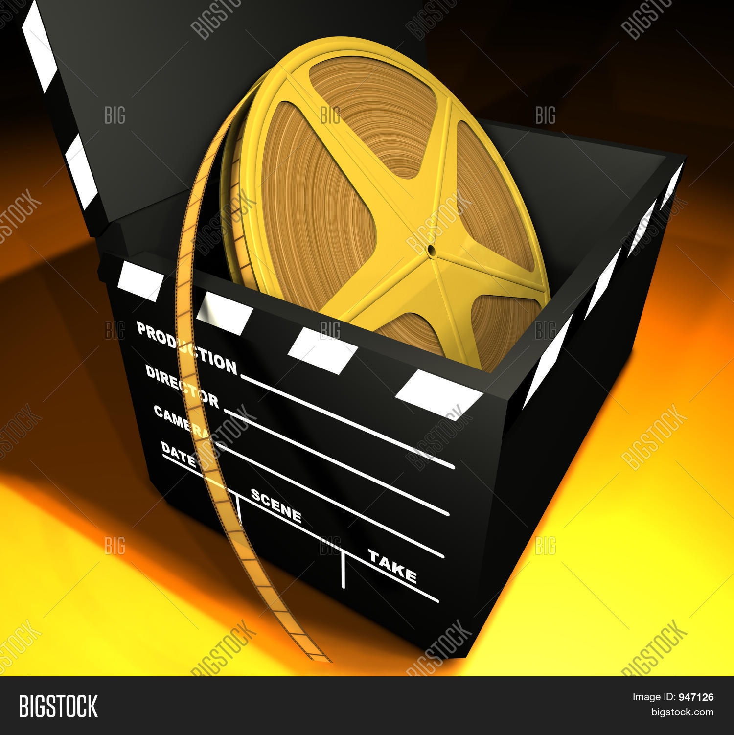 Film Roll Clapboard Image & Photo (Free Trial) | Bigstock