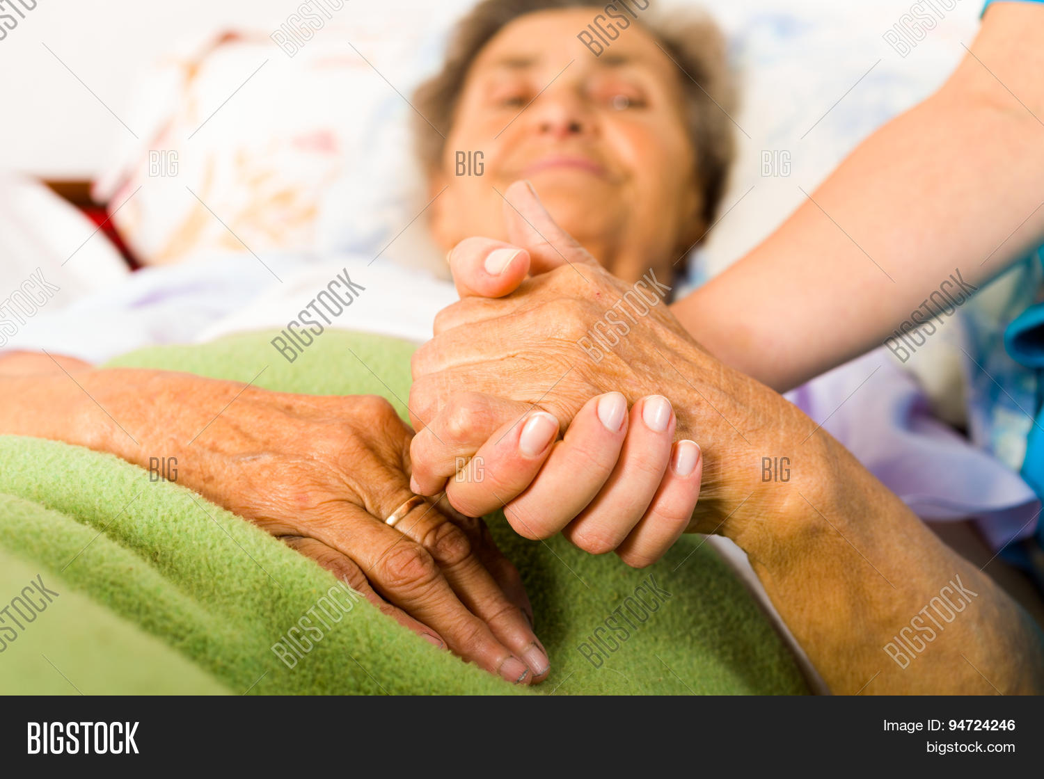 Caring Nurse Holding Image & Photo (Free Trial) | Bigstock