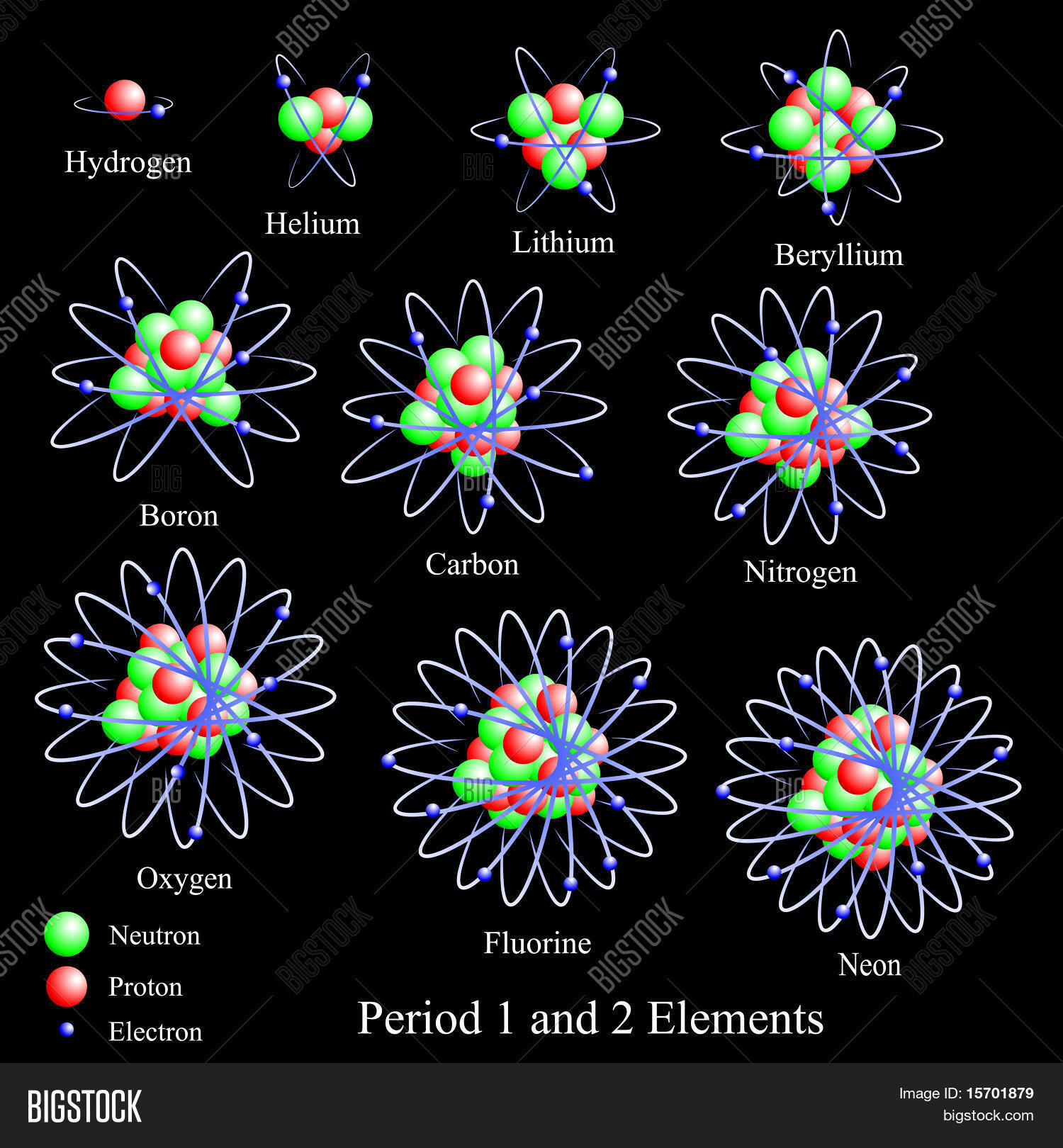 Elements Period One Vector & Photo (Free Trial) | Bigstock