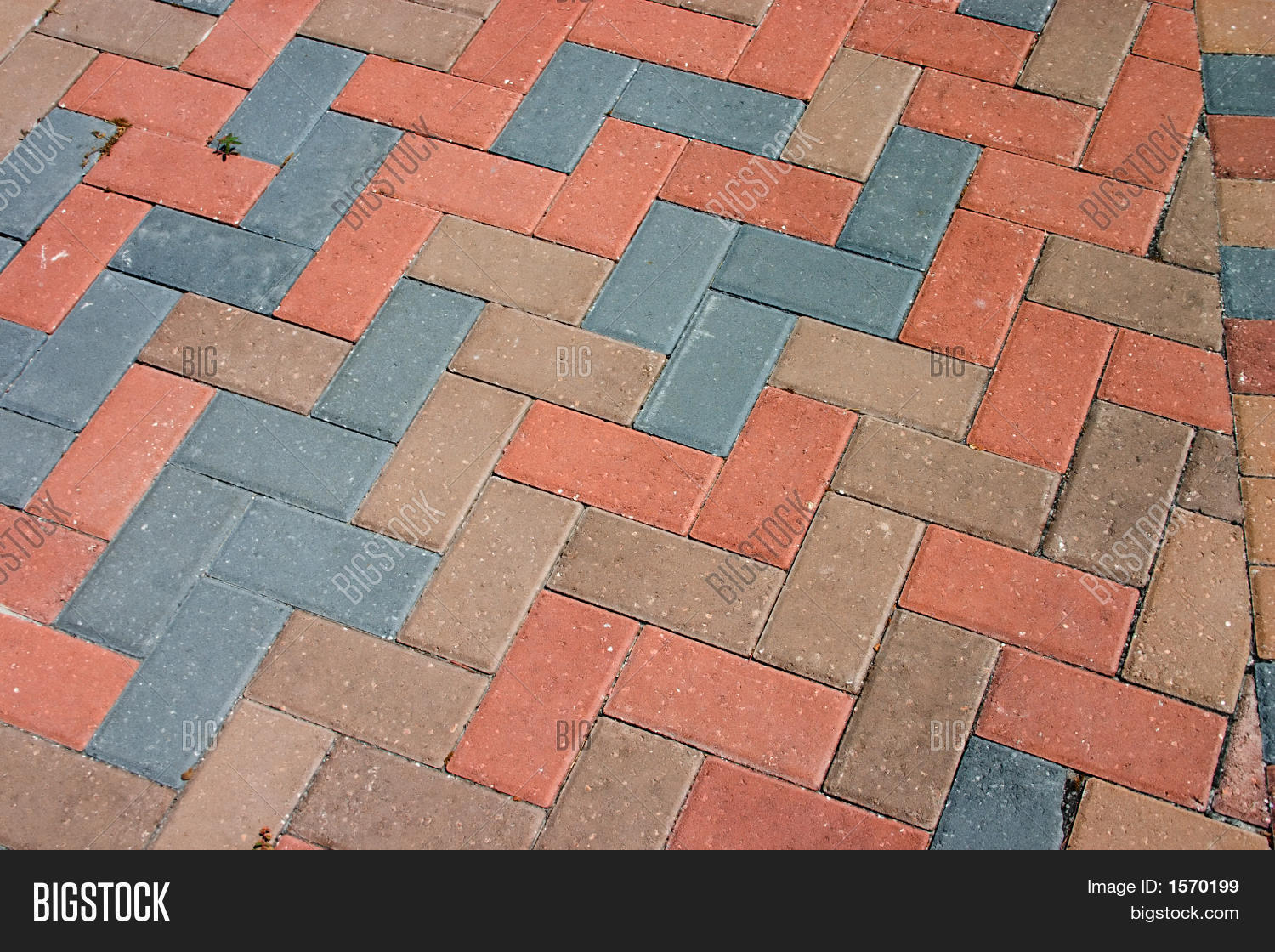Diagonal Brick Pavers Image & Photo (Free Trial) | Bigstock