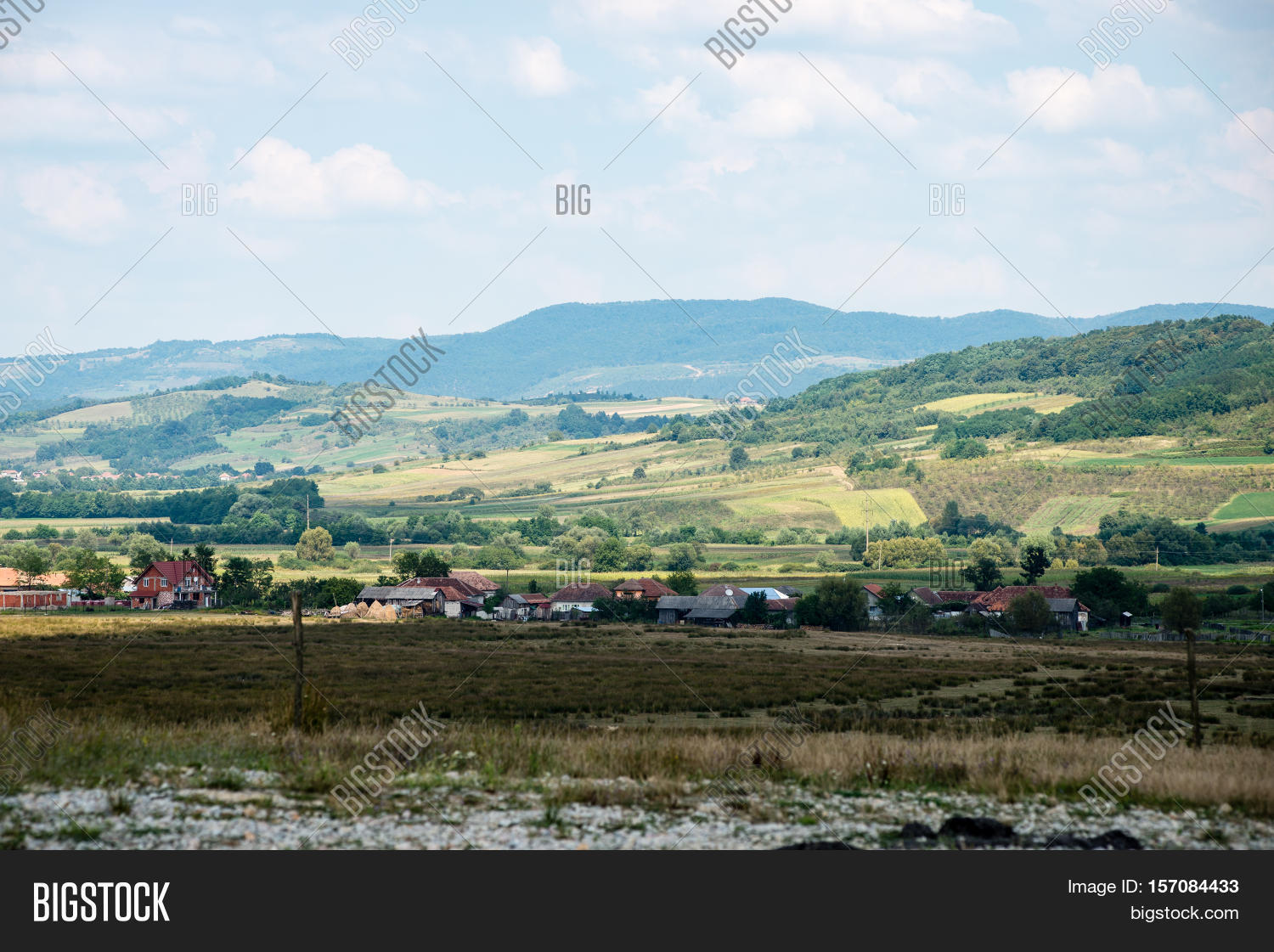 Small City View Above Image & Photo (Free Trial) | Bigstock