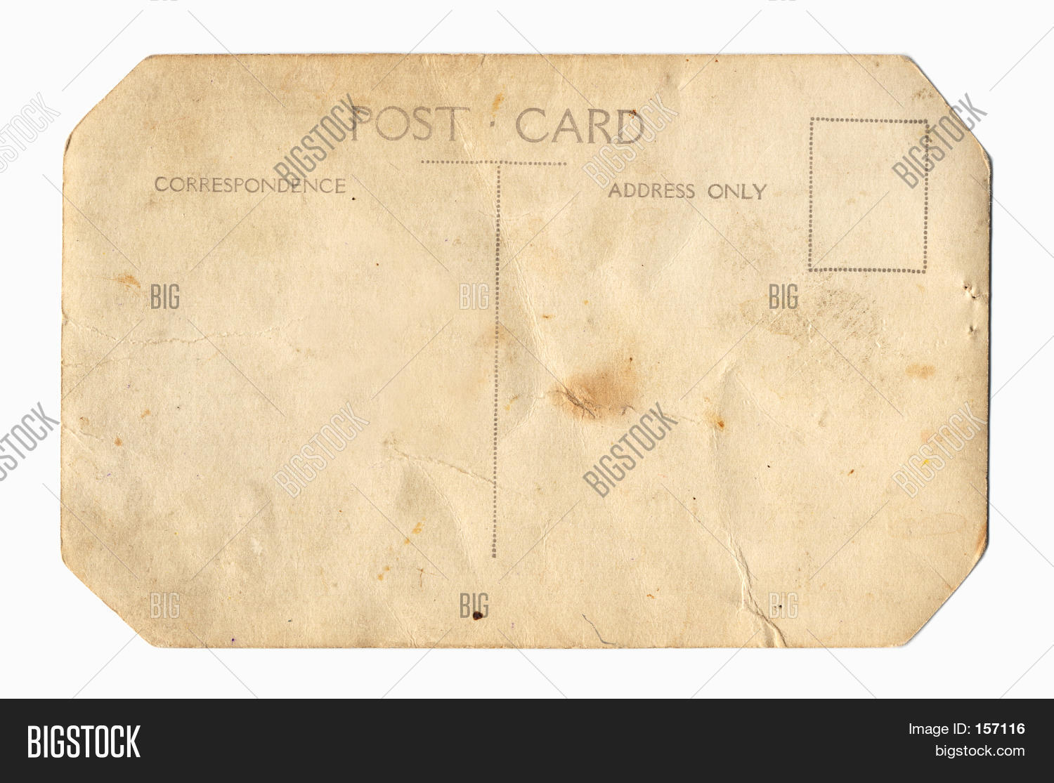 Vintage Postcard Back Image & Photo (Free Trial) | Bigstock