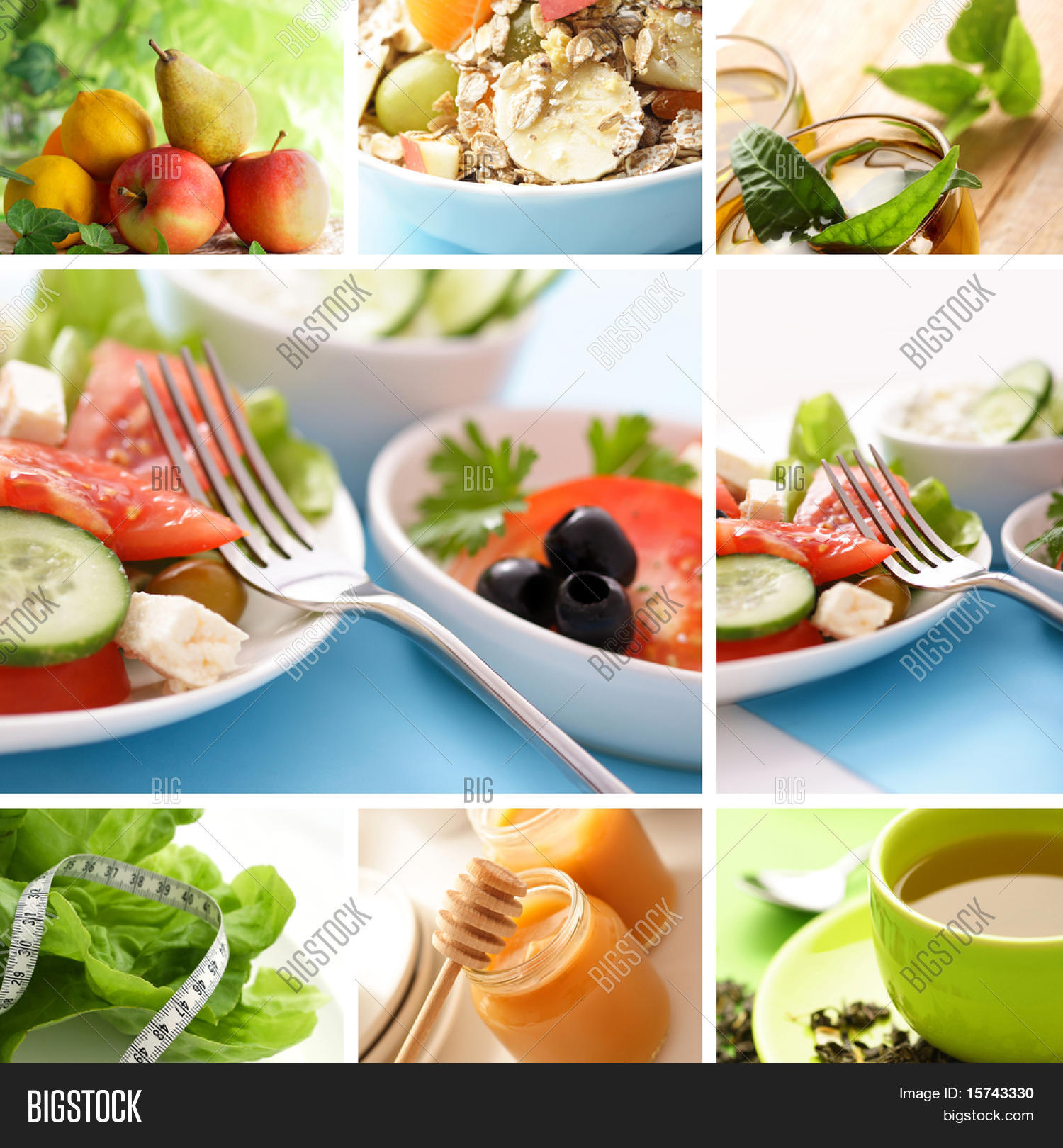Healthy Eating Collage Image & Photo (Free Trial) | Bigstock