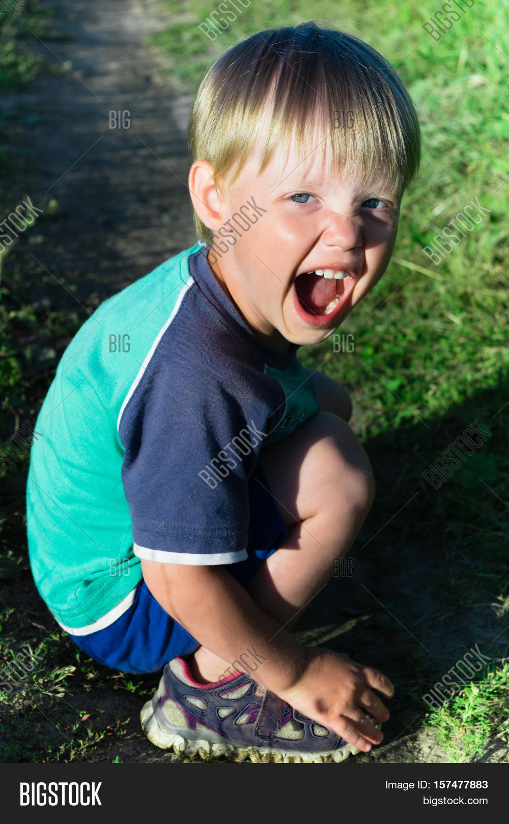Little Boy Shorts Image & Photo (Free Trial) | Bigstock