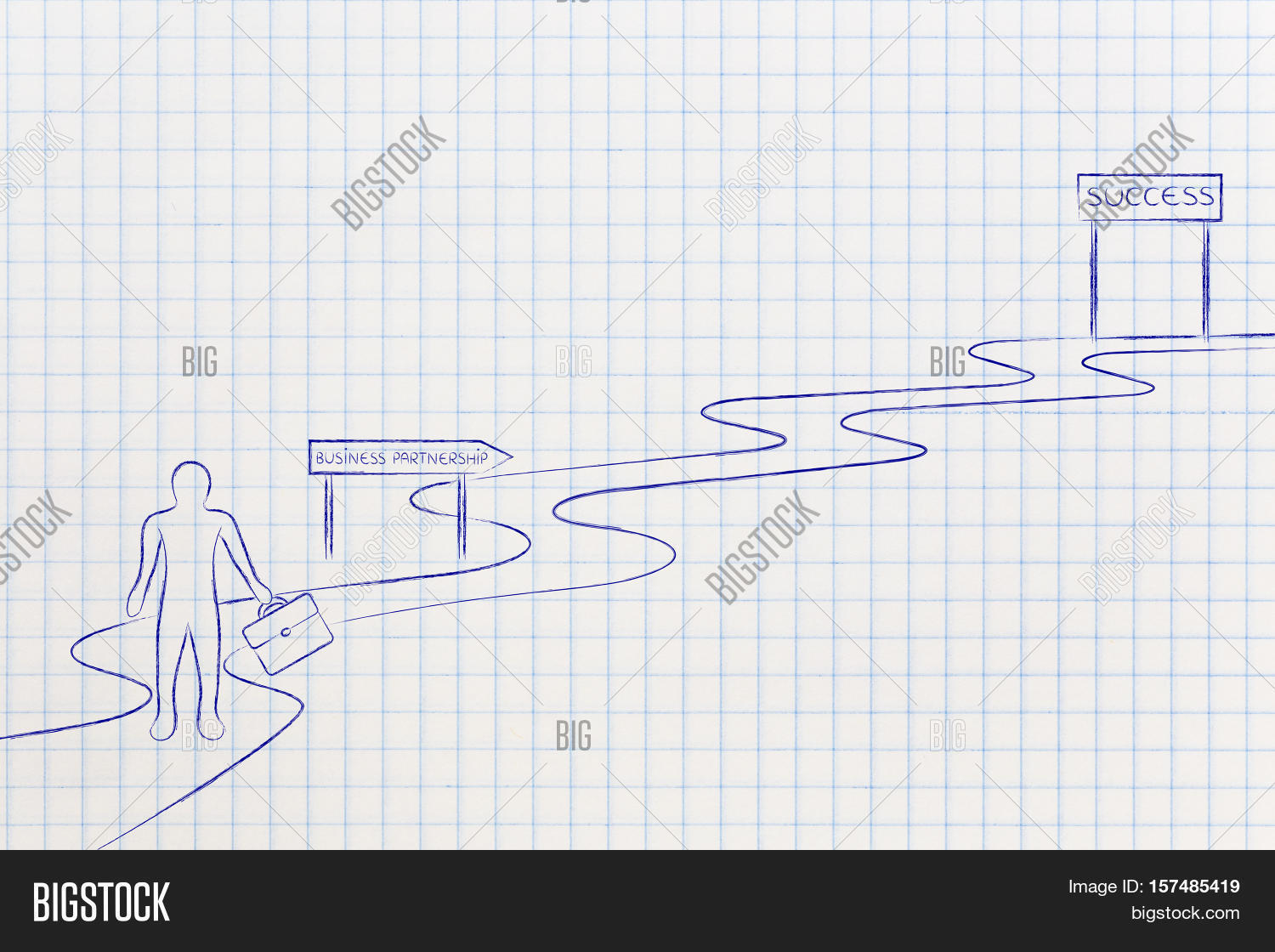 Man Walking On Path Image & Photo (Free Trial) | Bigstock