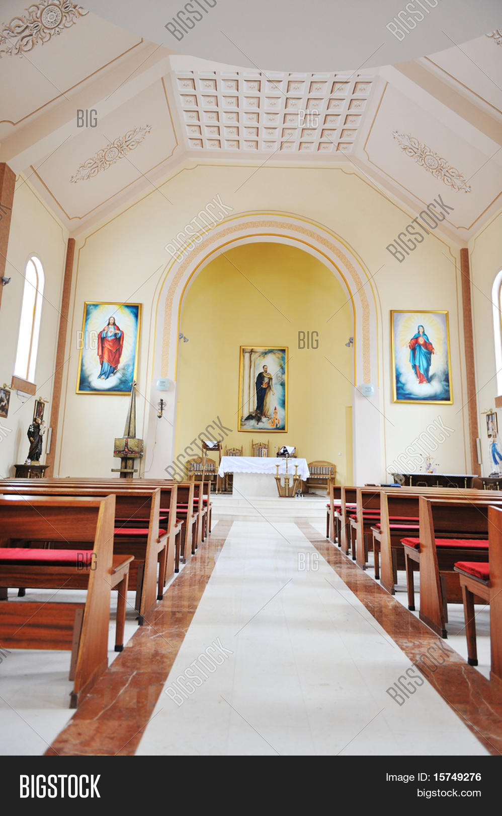 Modern Church Inside Image & Photo (Free Trial) | Bigstock