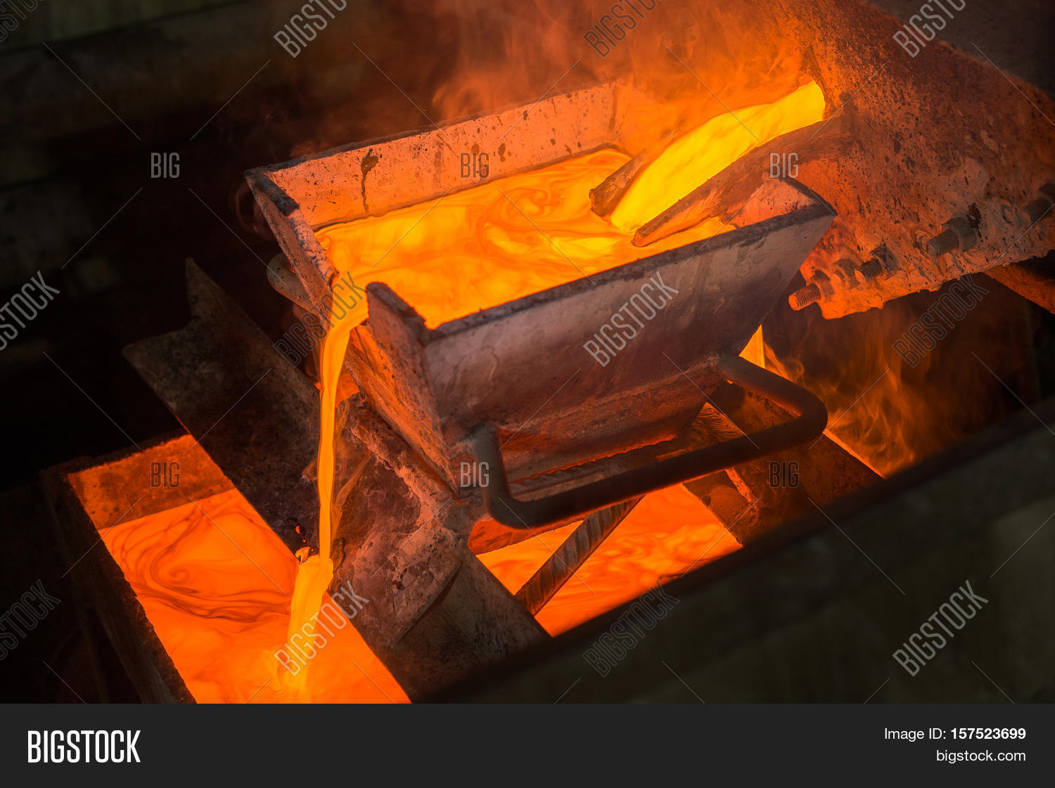 Casting Gold Factory. Image & Photo (Free Trial) | Bigstock
