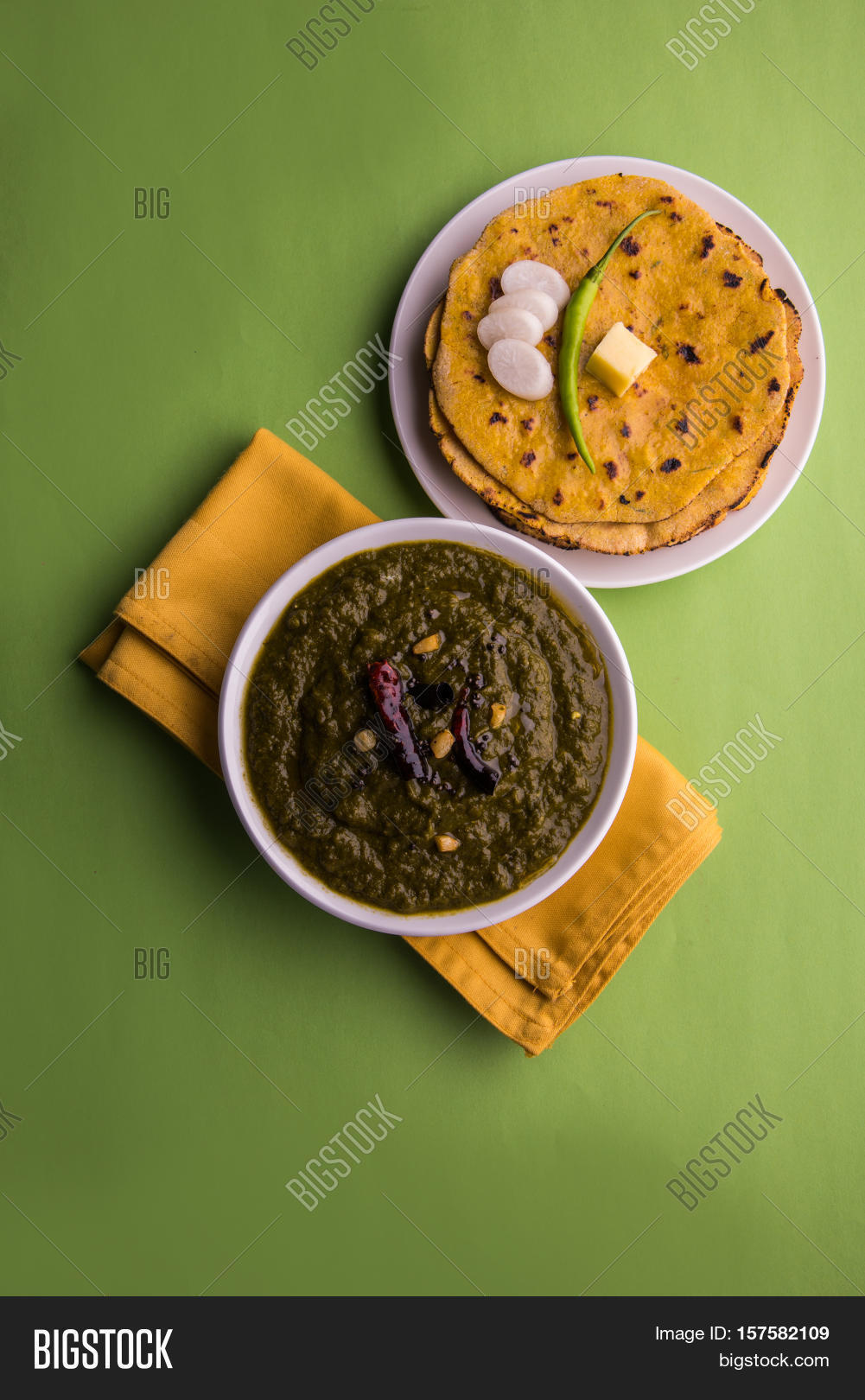 Makki Di Roti Sarson Image & Photo (Free Trial) | Bigstock