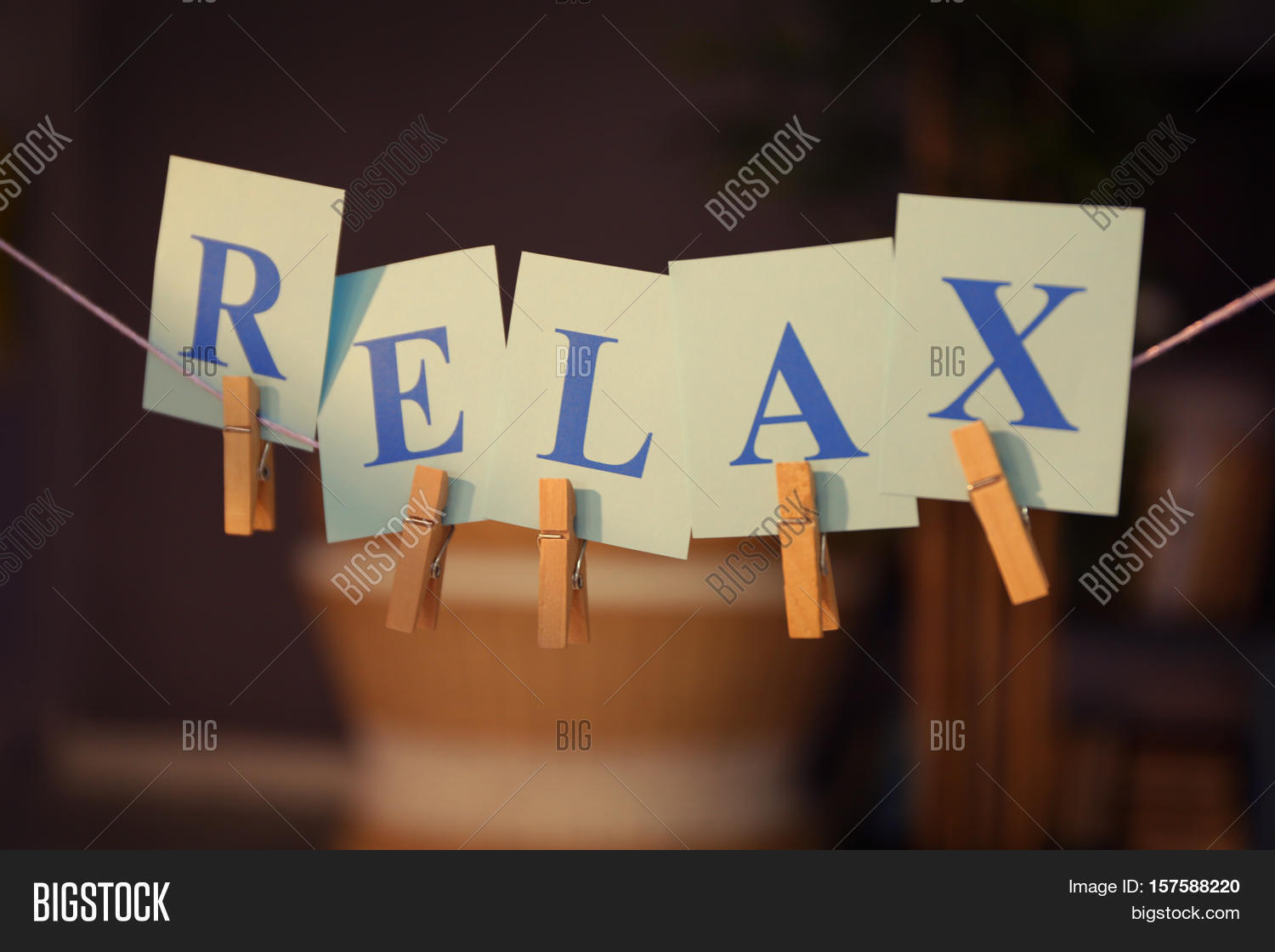 Word RELAX Made Cards Image & Photo (Free Trial) | Bigstock