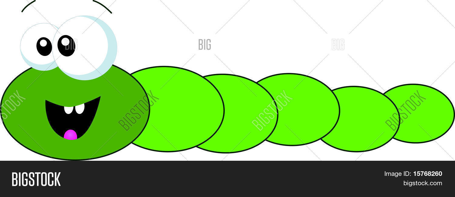 Happy Worm Vector & Photo (Free Trial) | Bigstock