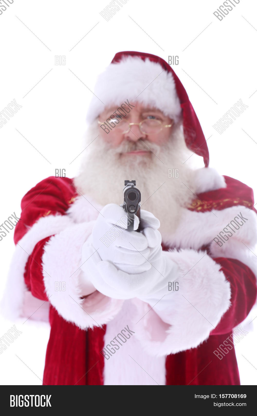Santa Claus Pistol. Image & Photo (Free Trial) | Bigstock