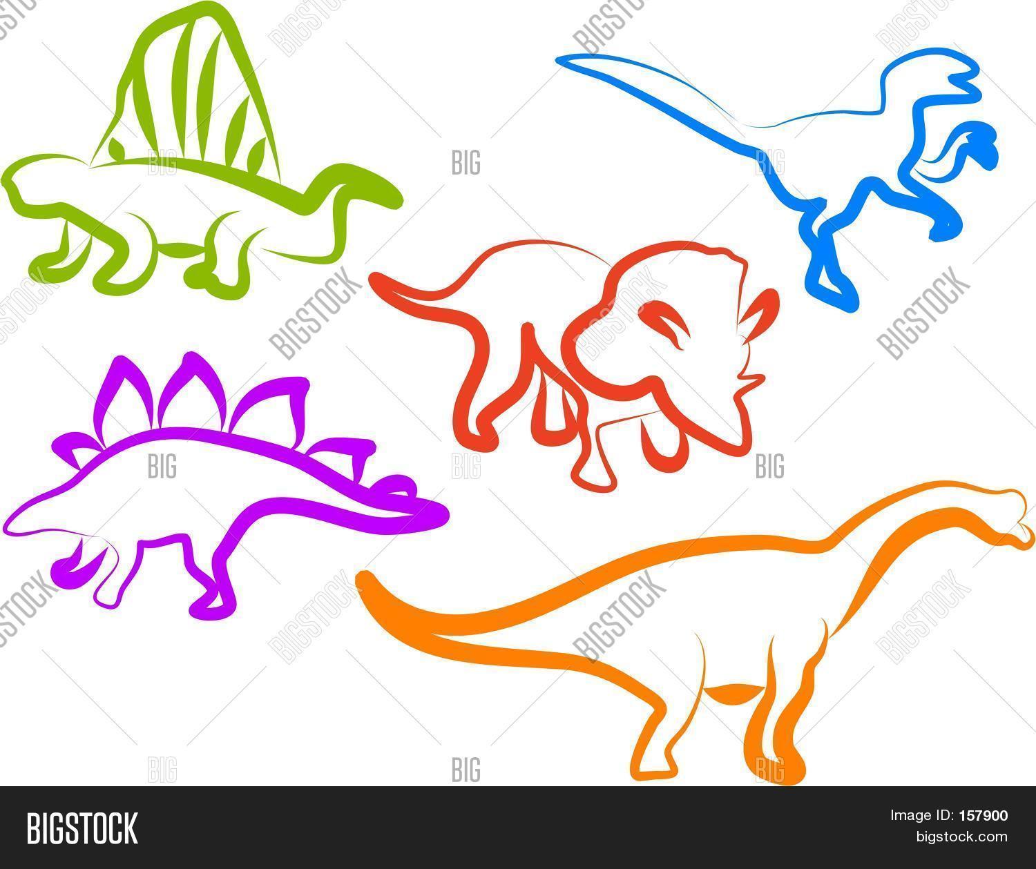 Dino Icons Image & Photo (Free Trial) | Bigstock