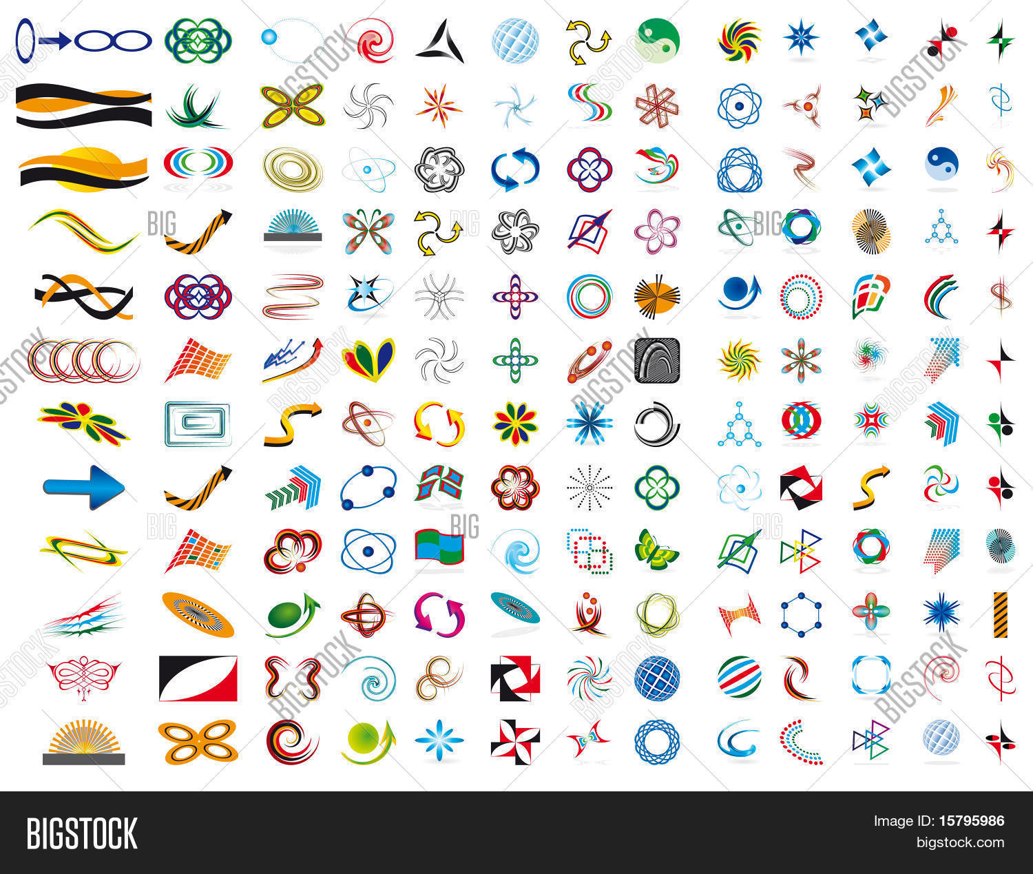 Large Set Symbol Vector & Photo (Free Trial) | Bigstock