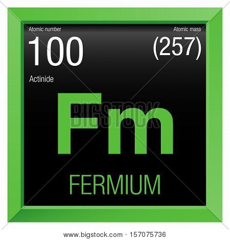 Fermium Symbol. Vector & Photo (Free Trial) | Bigstock
