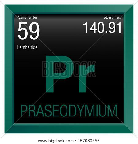Praseodymium Symbol. Vector & Photo (Free Trial) | Bigstock