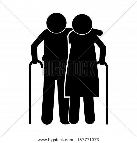 Pictogram Elderly Vector & Photo (Free Trial) | Bigstock